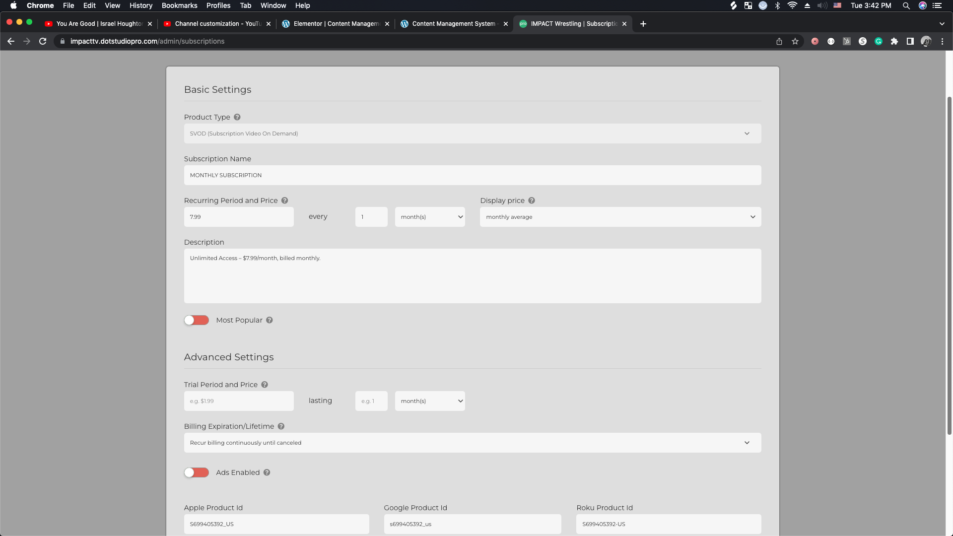 Video CMS - dotstudioPRO