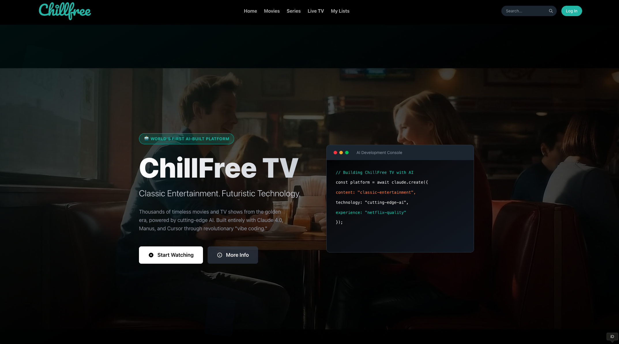 Chillfree: The World’s First AI-Built Streaming Network Backed by Human ...